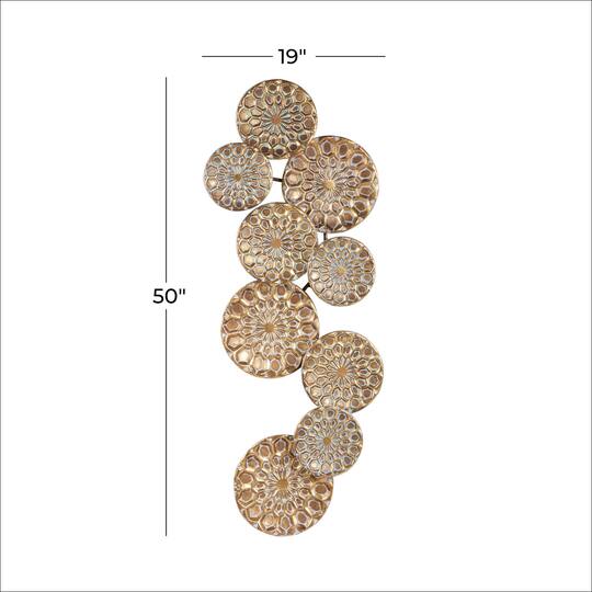 50 Gold Metal Eclectic Abstract Wall Decor Accent Pieces Michaels